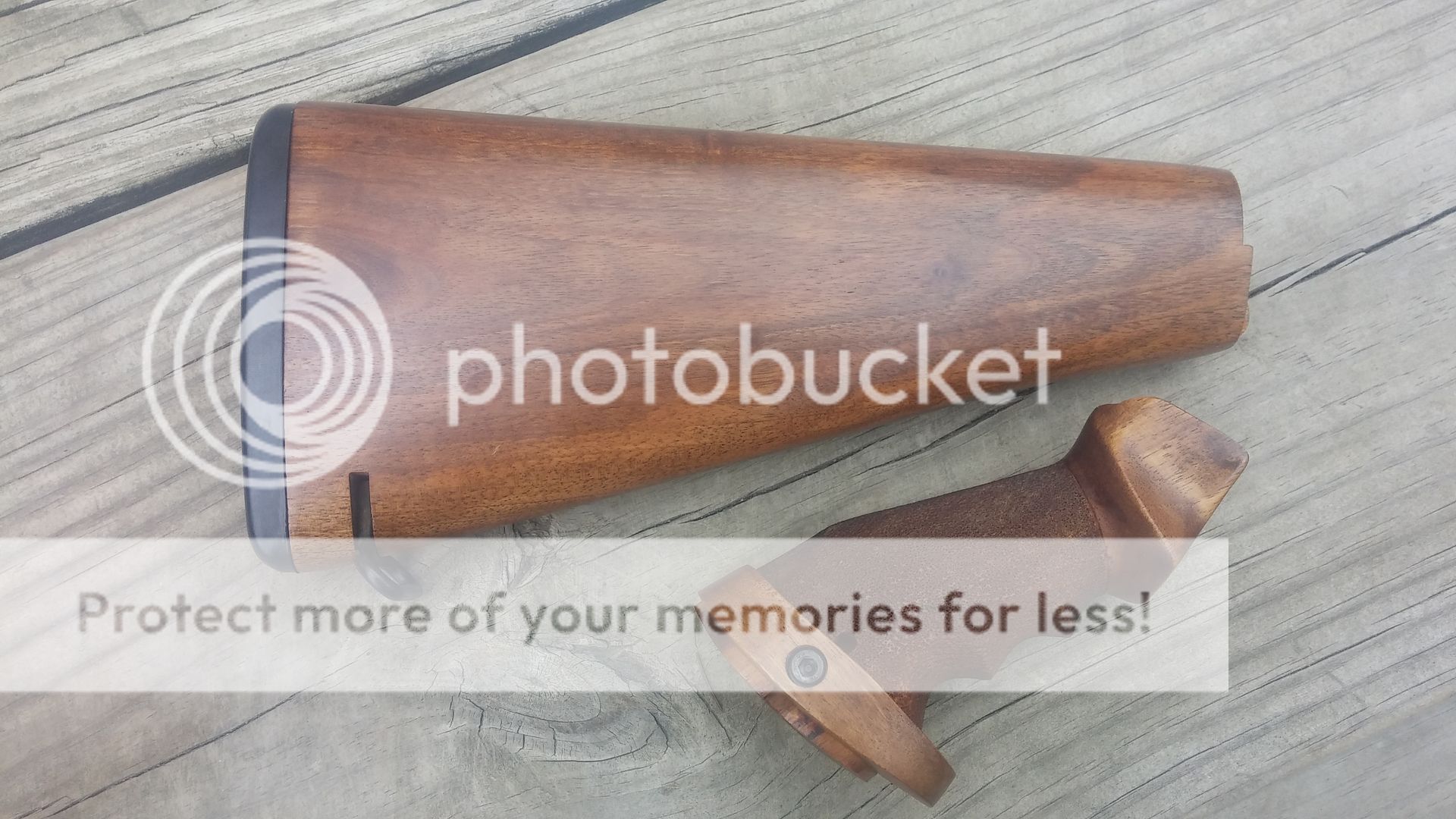 WTS Beautiful Walnut AR15 A2 Stock and Adjustable Target Grip - AR15.COM