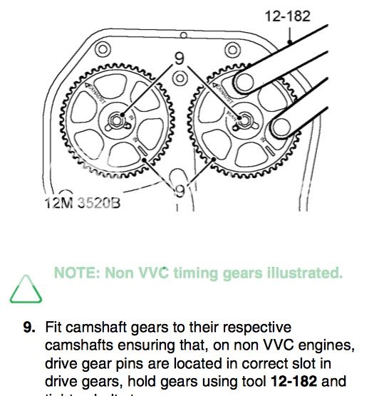 Freelander 1 - Camshaft - positioning | LandyZone - Land Rover Forum